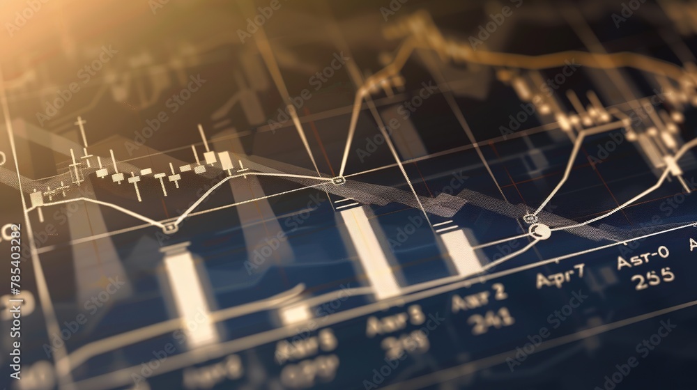 a graph showing the steady increase in the value of the dollar over the ...