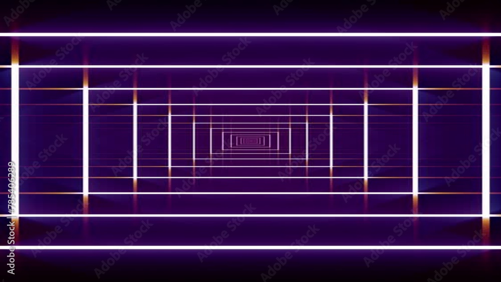 abstract neon glow color 4K moving seamless art loop background ...