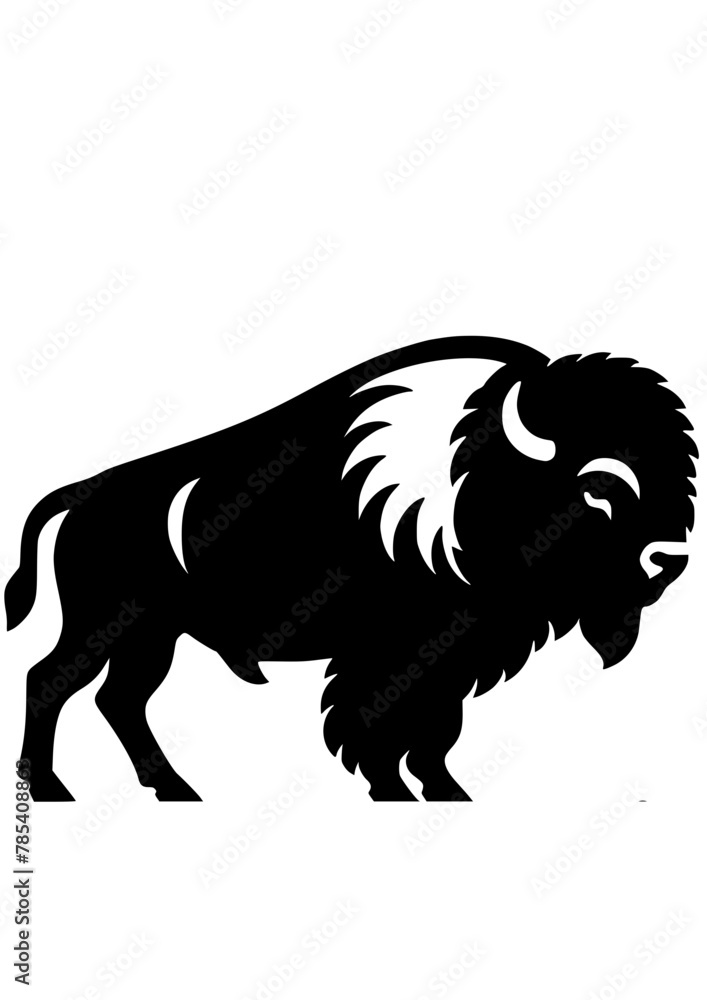 Bison SVG, Buffalo SVG, Bison Clipart, Bison Cricut, Bison Silhouette ...