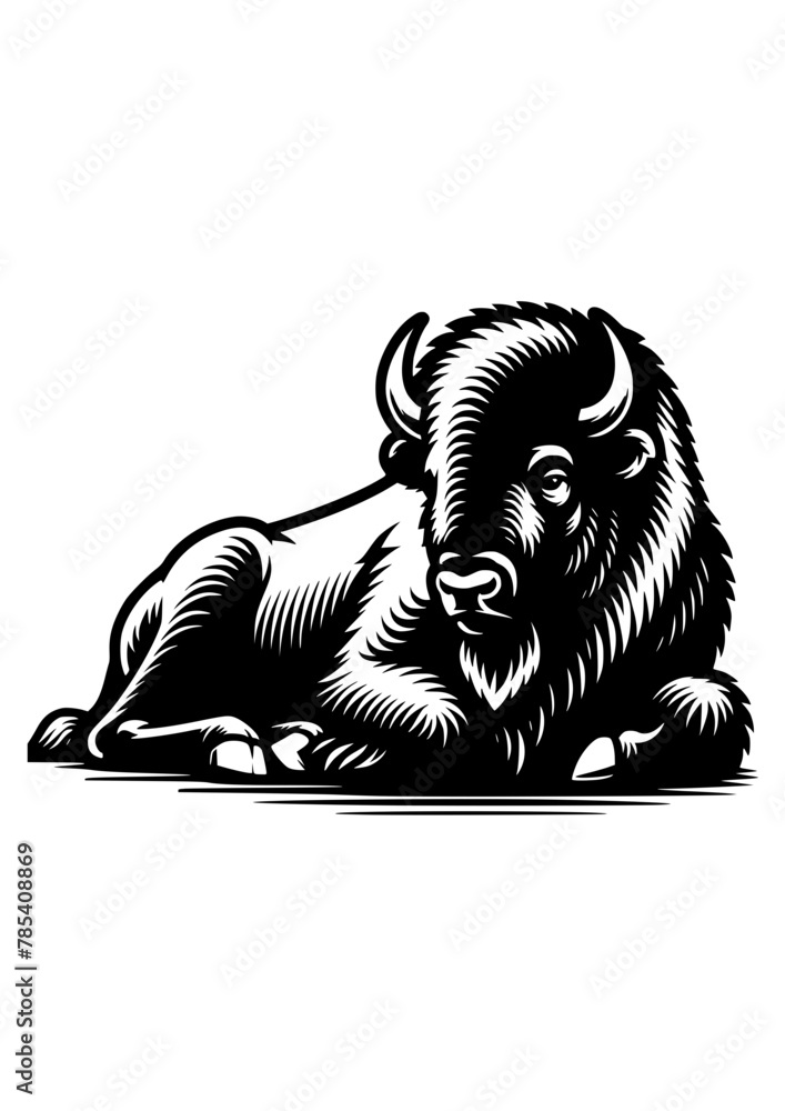 Bison SVG, Buffalo SVG, Bison Clipart, Bison Cricut, Bison Silhouette ...