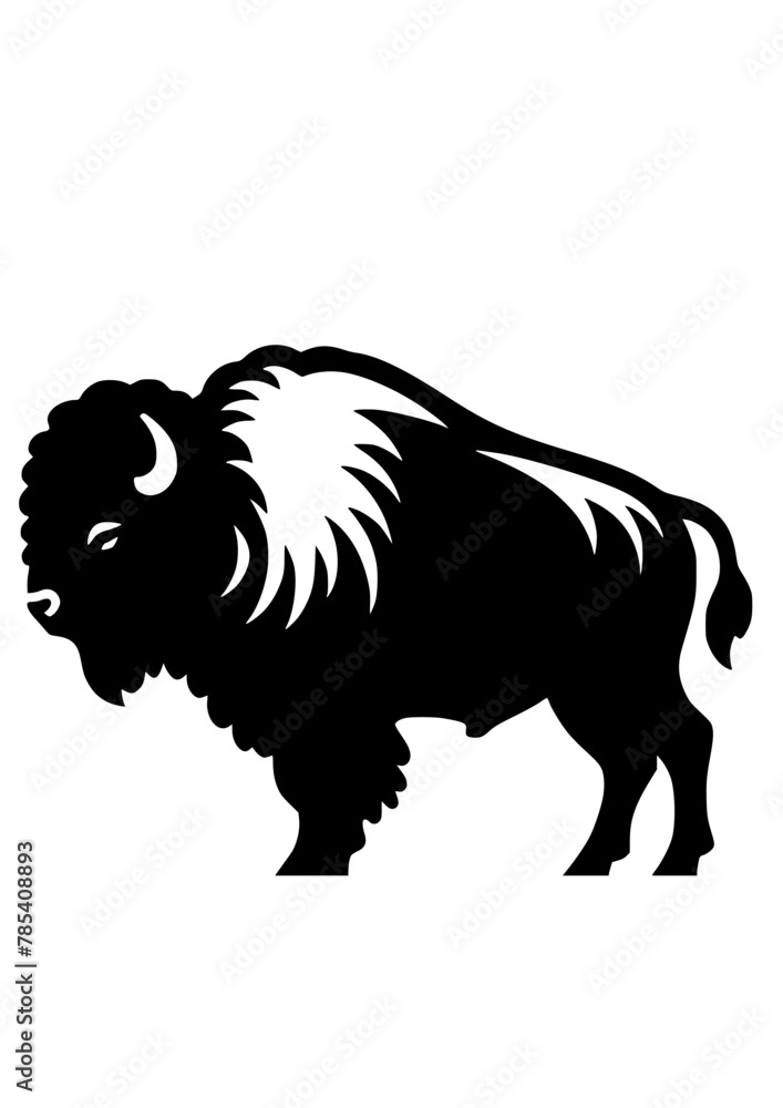 Bison SVG, Buffalo SVG, Bison Clipart, Bison Cricut, Bison Silhouette ...