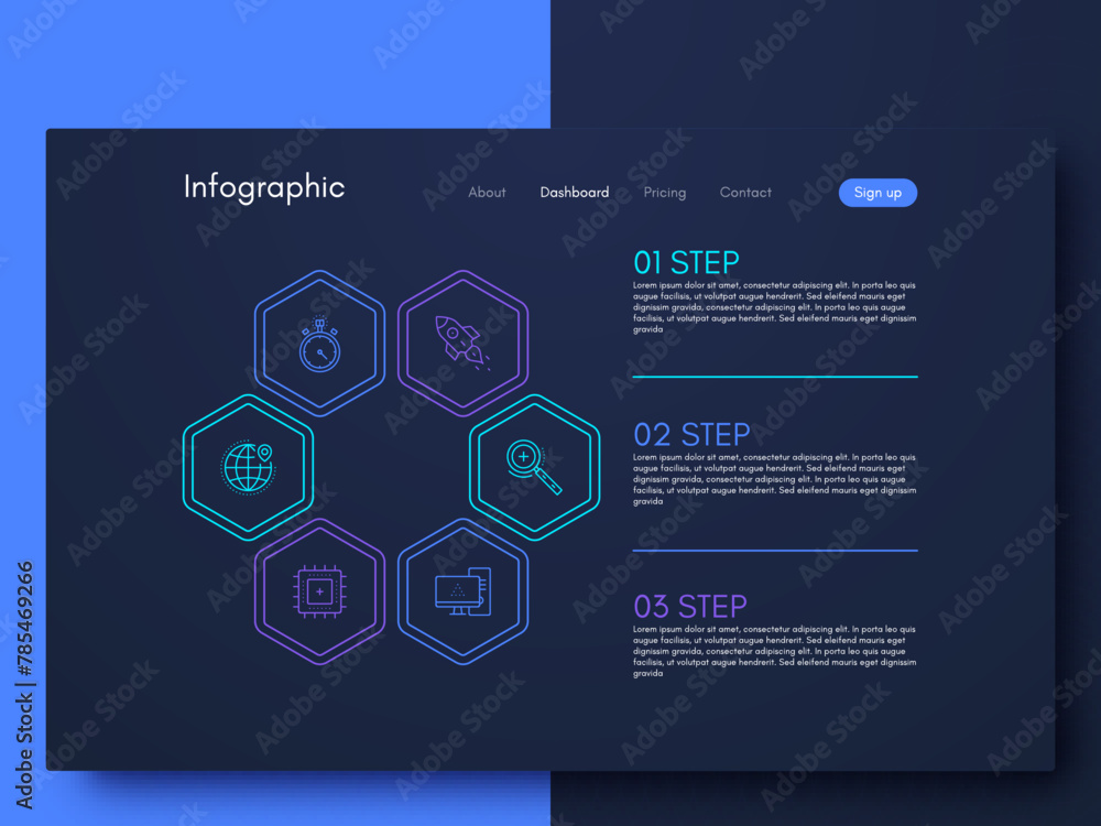 Modern infographic vector elements for business brochures. Use in ...