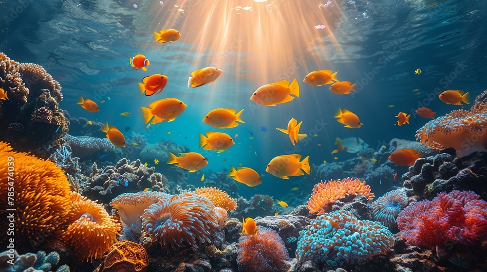 In a marine conservation area sustainable fishing practices and marine ...