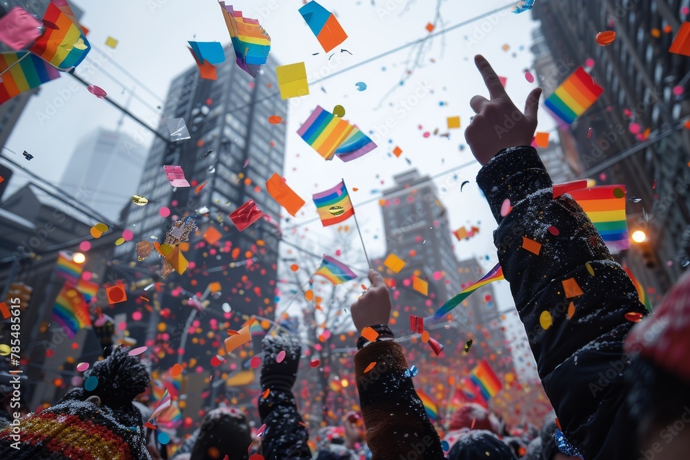 Pride and Inclusivity Month, LGBTQ support. Flags of the LGBTQ gay ...