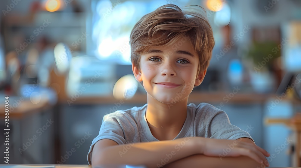 An office boy assisting his coworkers with a cheerful attitude, making ...