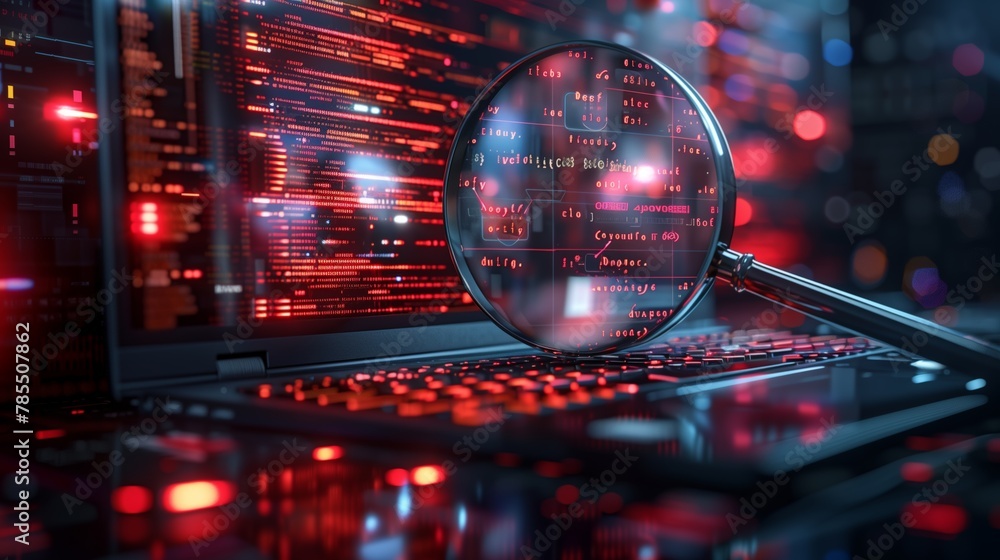 Infographic charts analysis of corporate laptop antivirus or phishing ...