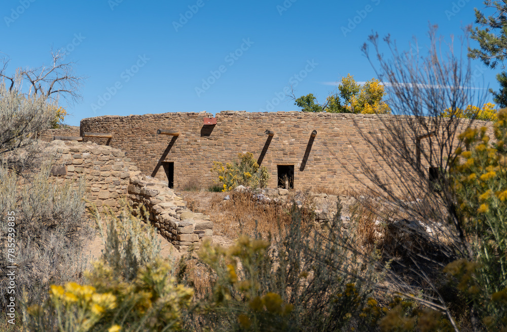 Great Kiva at Aztec Ruins National Monument in New Mexico. Best ...