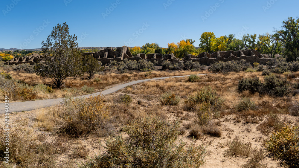 Aztec Ruins National Monument in New Mexico. Best preserved Chacoan ...