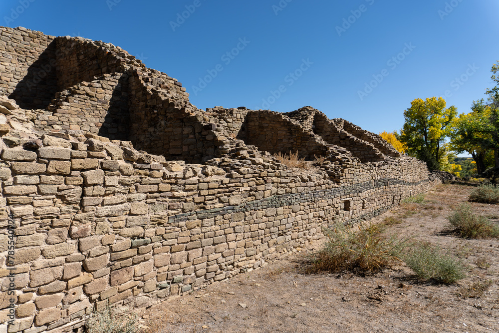 Aztec Ruins National Monument in New Mexico. Best preserved Chacoan ...