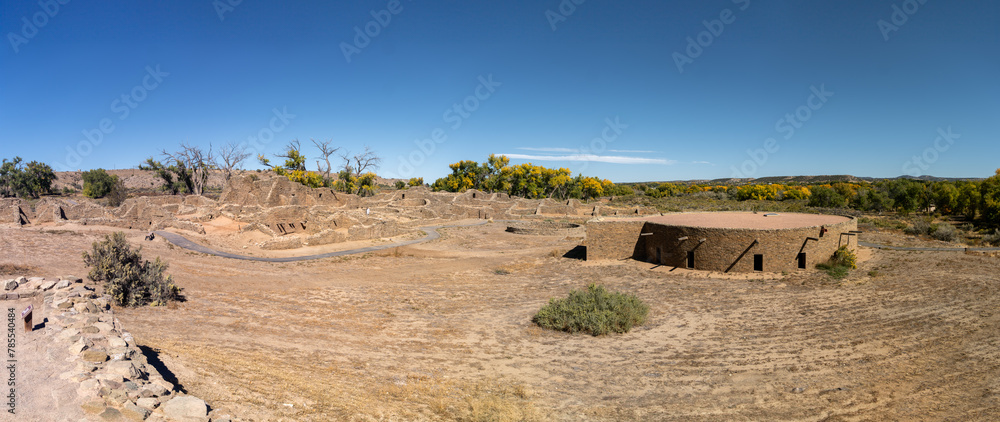 Great Kiva at Aztec Ruins National Monument in New Mexico. Best ...