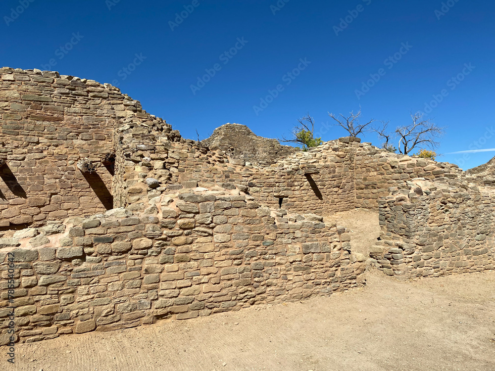 Aztec Ruins National Monument in New Mexico. Best preserved Chacoan ...
