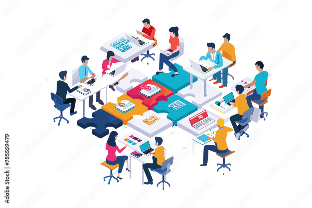 Teamwork and collaboration for business project planning, scheduling ...