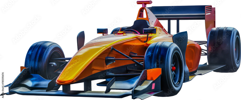 Open-wheel racecar cut out png on transparent background Stock Photo ...