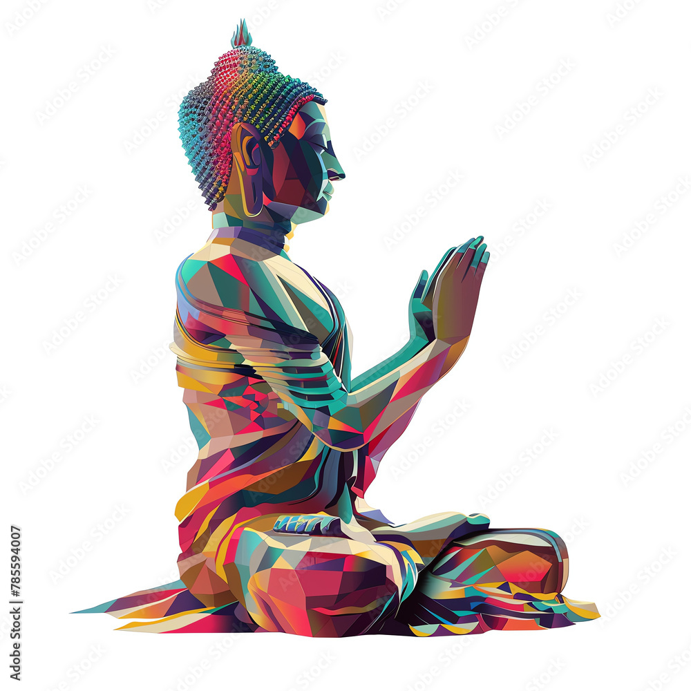 interesting angle-view pose shot. Illustration Thai art style graphic ...
