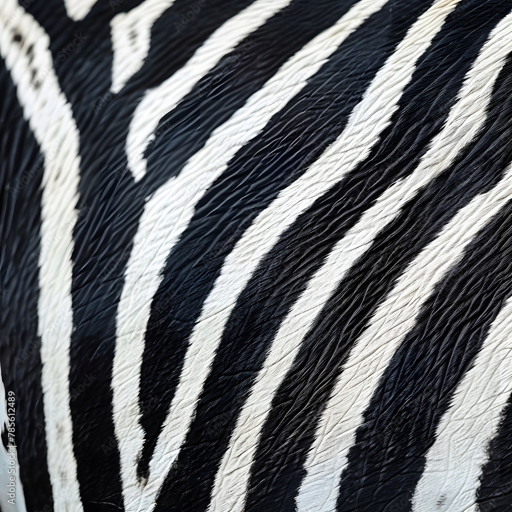 Zebra Skin Patterns - Exquisite Natural Beauty Captured in Close-Up Photography for Background ...