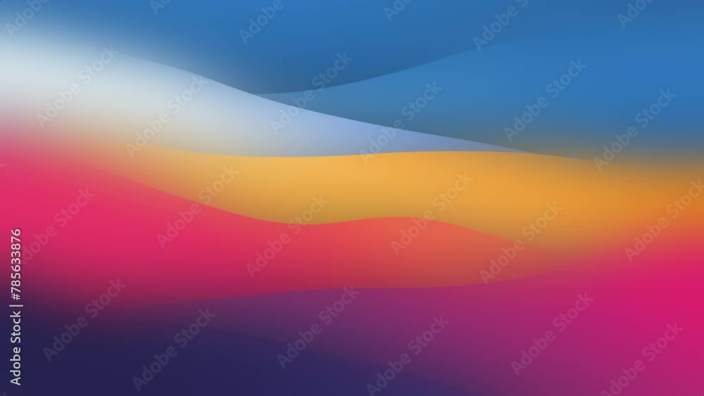 live wallpaper from wavy shapes filled colorful gradient and blurred ...