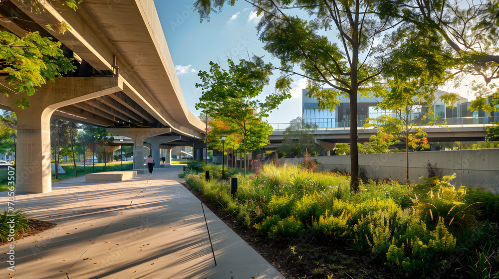 An architectural marvel of a bridge that doubles as a public park and ...