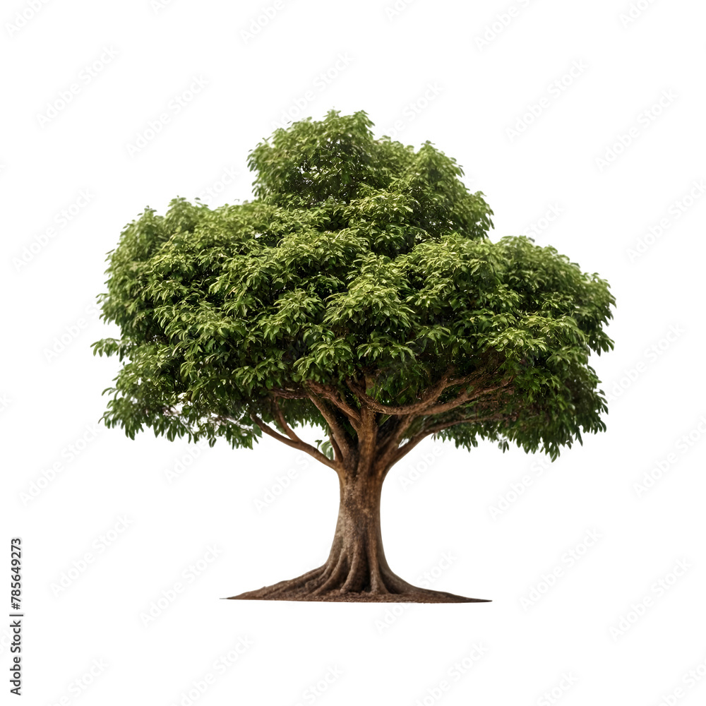 Isolated Pau Brasil Tree on a transparent background, PNG format Stock ...