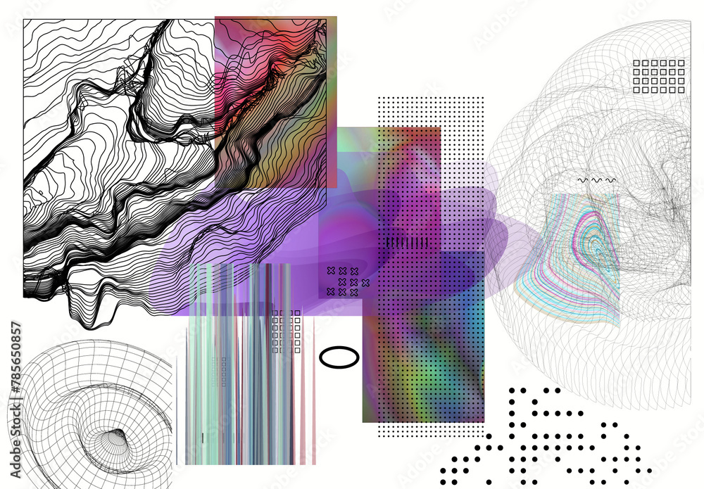 Modern Gothic Design Elements Illustration Set Stock Template | Adobe Stock