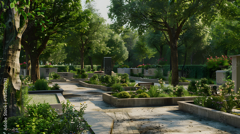 A digital memorial park using augmented reality to honor historical ...