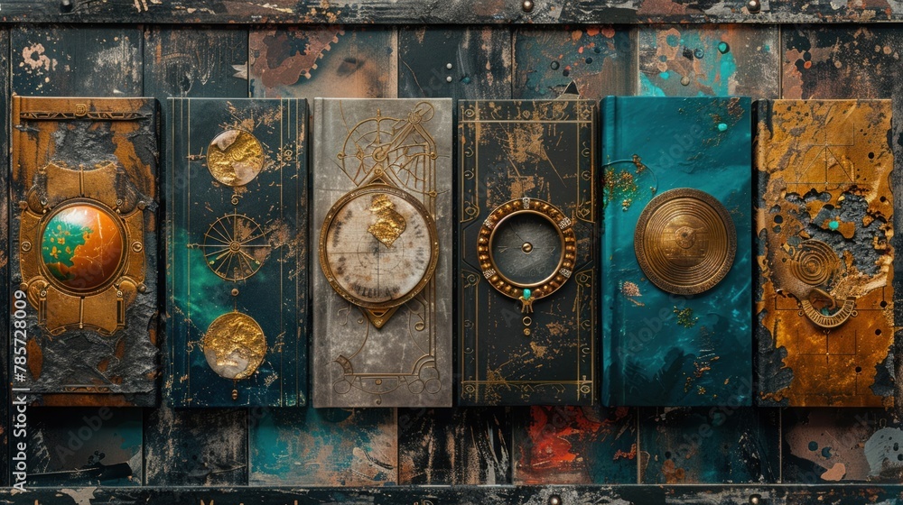 book covers that double as time machines! Dive deep into the storys ...