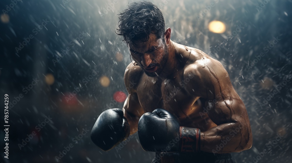 The competitor unleashed a devastating knockout blow, securing victory ...