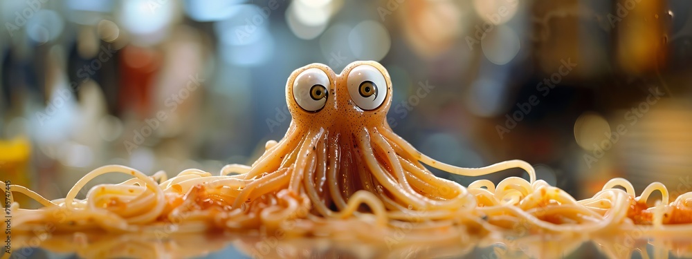 Spaghetti monster pasta flying halloween funny food pastafarian sauce ...