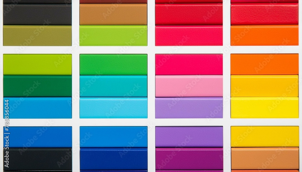 Foto de Future color trends. Popular color palettes. Harmony and future ...