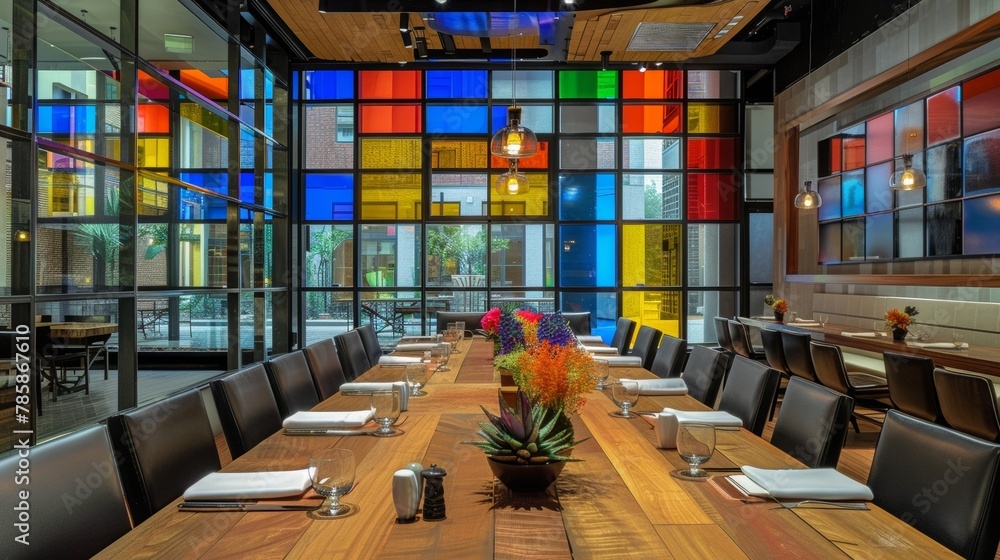 Moving on we have a multifunctional dining room that transforms into a ...