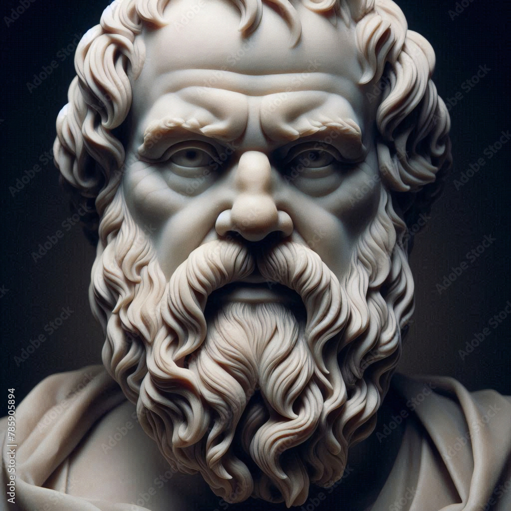 Socrates, Greek philosopher from Athens, founder of Western philosophy ...