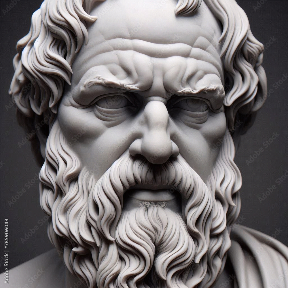 Socrates, Greek philosopher from Athens, founder of Western philosophy ...