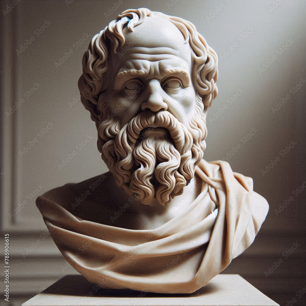 Socrates, Greek philosopher from Athens, founder of Western philosophy ...