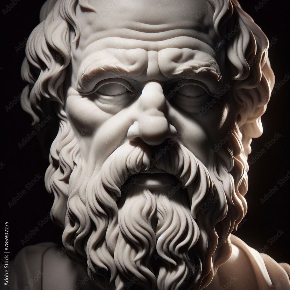 Socrates, Greek philosopher from Athens, founder of Western philosophy ...