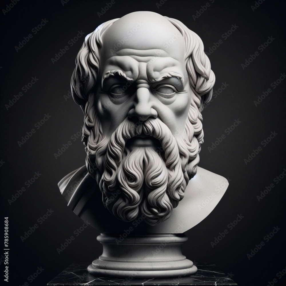 Socrates, Greek philosopher from Athens, founder of Western philosophy ...