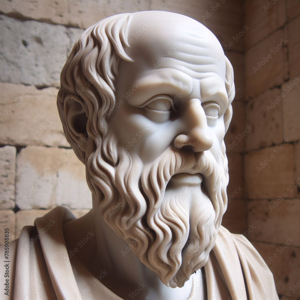 Socrates, Greek philosopher from Athens, founder of Western philosophy ...