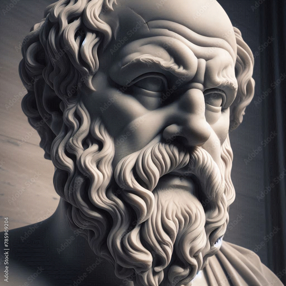Socrates, Greek philosopher from Athens, founder of Western philosophy ...