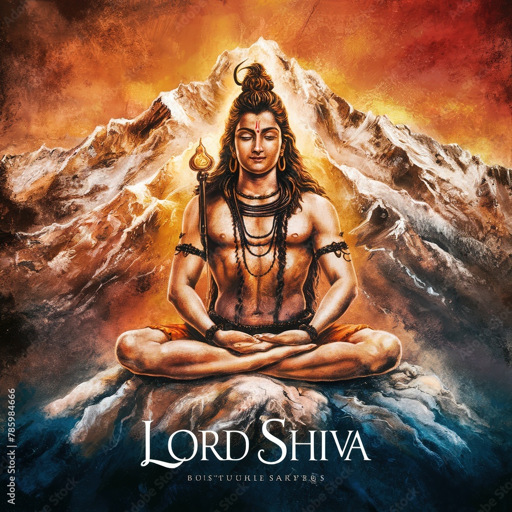 Maha Shivratri, Illustration Of Lord Shiva. Illustration for maha ...