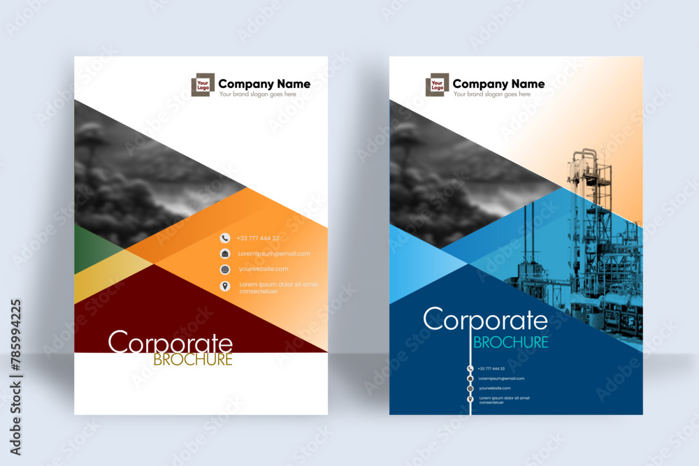 business leaflet design, dl leaflet design, leaflet template, leaflet ...