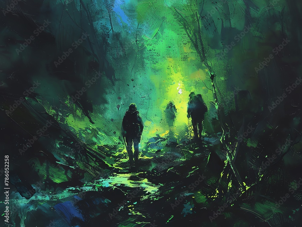 Delve into the dark depths of the wilderness with a haunting portrayal ...