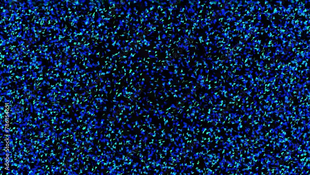 Digital and neon dots pattern in rows with glitch Glowing and blinking ...