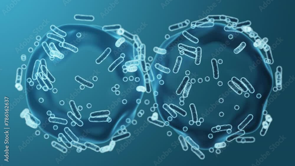 Enterobacteriaceae, gram-negative rod-shaped bacteria, part of ...