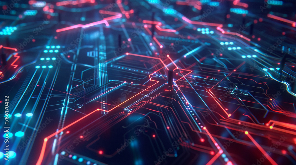 Produce an animated sequence showcasing how data flows seamlessly ...