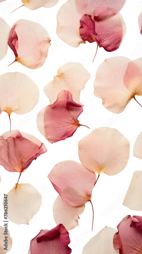 PNG Real pressed rose petals flowers backgrounds plant freshness Stock ...