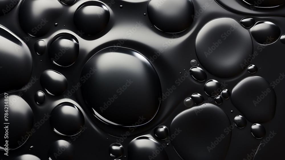 black texture background crude oil, abstract smooth dark liquid energy ...