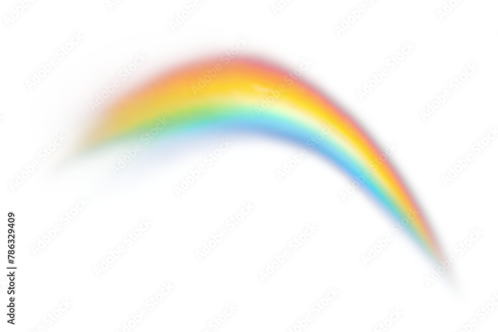 PNG rainbow light ray effect, transparent background Stock Illustration ...