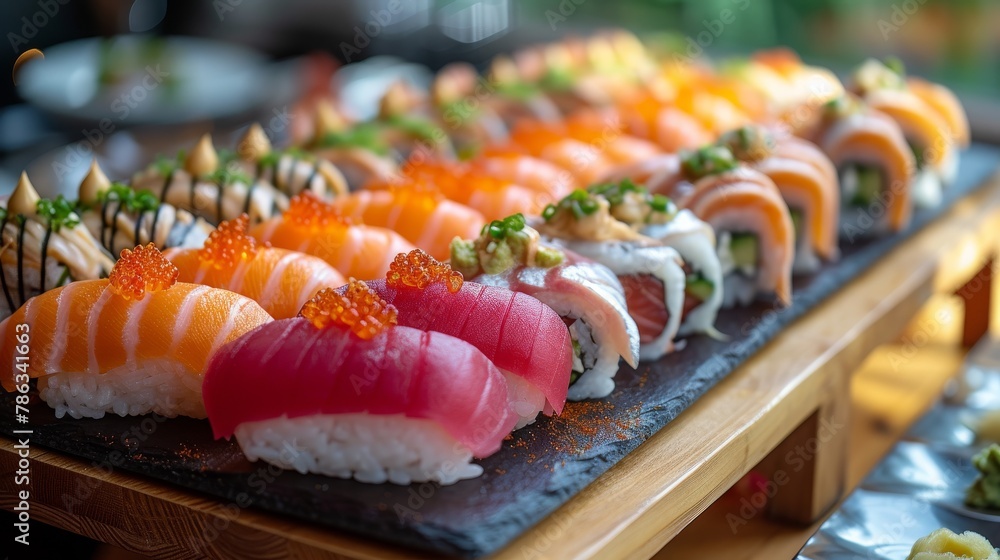 Susi klos up eating Japanese food menu photography Susi topping Stock ...