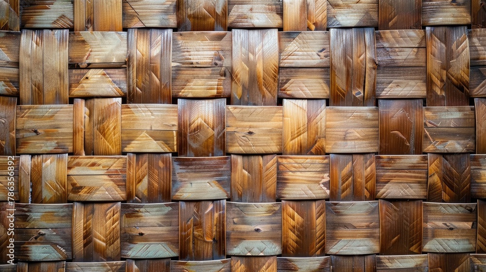 Bamboo weaving design with rattan mat texture for backgrounds and art ...