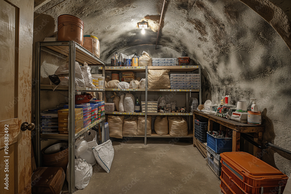 Underground shelter is a state of the art facility, a nuclear doomsday ...