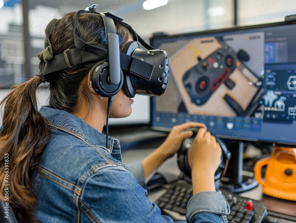 Job training and skills development via an immersive virtual reality ...