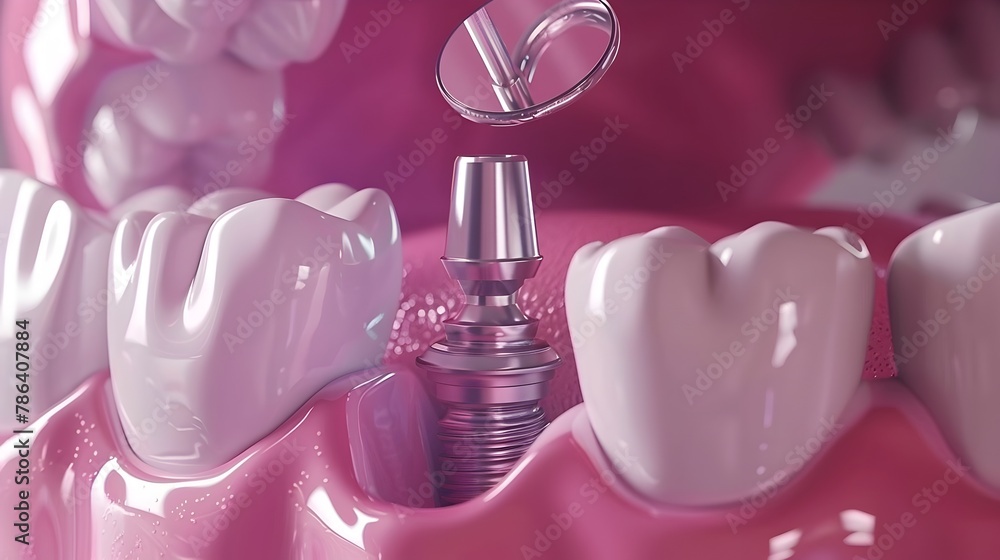 Detailed 3D Animation of Comprehensive Dental Implant Procedure ...